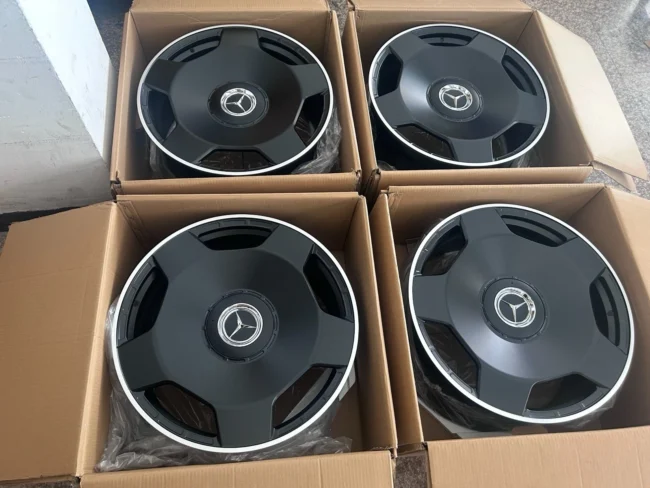 Mercedes Benz 22″ Monoblock Satin Black Wheels Rims G63 Gls63 Gle63